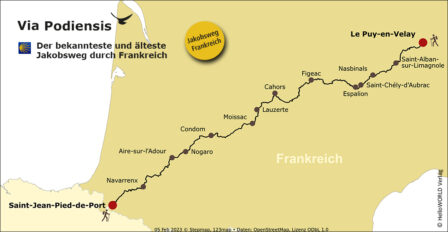 Jakobswege Frankreich | historische Pilgerwege im Überblick
