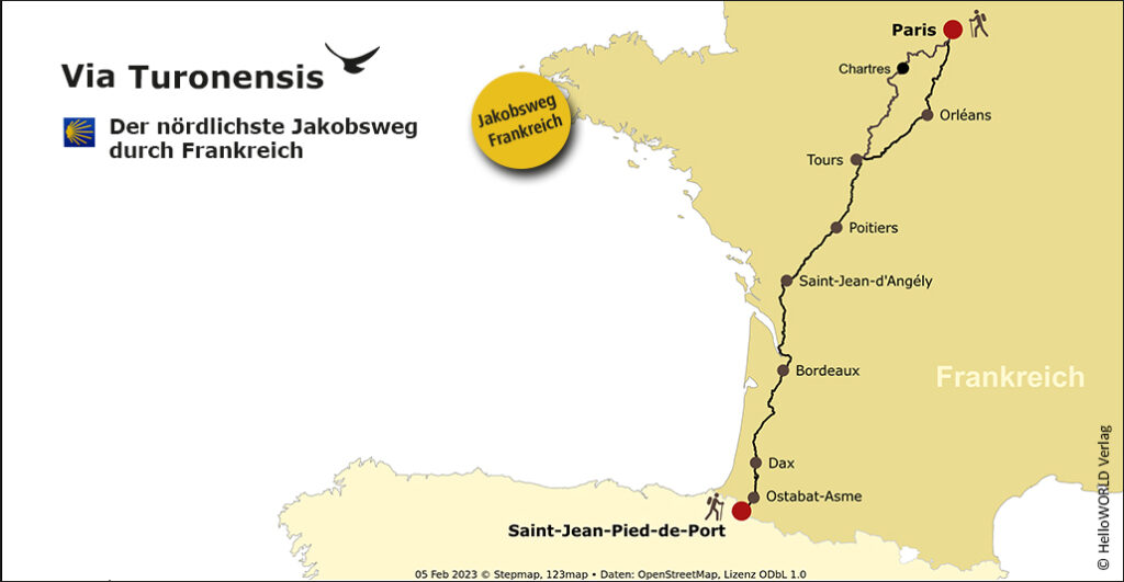 Jakobswege Frankreich | historische Pilgerwege im Überblick